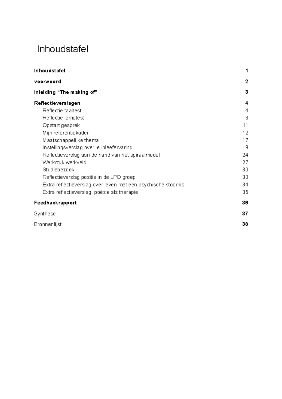 Portfolio-Ageeba-Kromah - Inhoudstafel Inhoudstafel Inhoudstafel ...