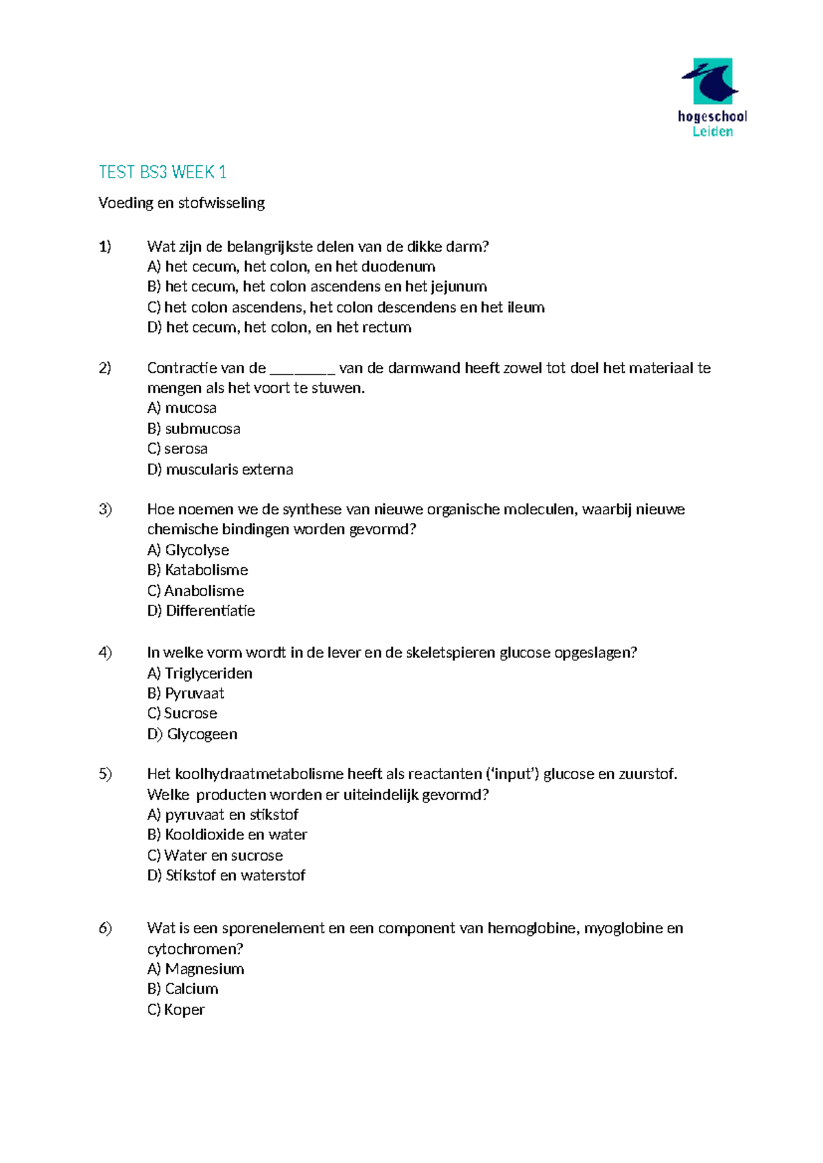 BS3 test kennislab 3.1 MB Voeding & stofwisseling - studentversie ...