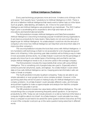 Driverless Car - Example Essay - Data Analyst and Driverless Car’s ...