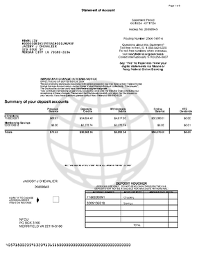 Inkstreet receipt 3 - Statement - FIN 7740 - DESCRIPTION AMOUNT Terms ...