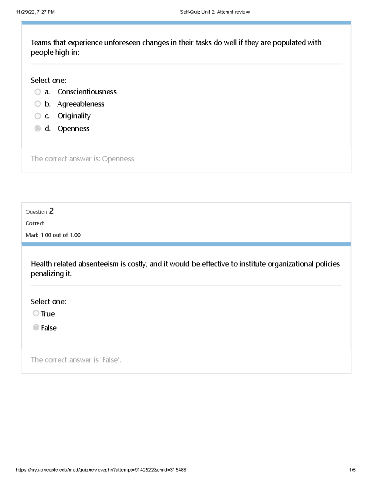 Self Quiz Unit 2 Attempt Review Pdf 5 Question 2 Correct Mark 1 Out Of 1 Teams That