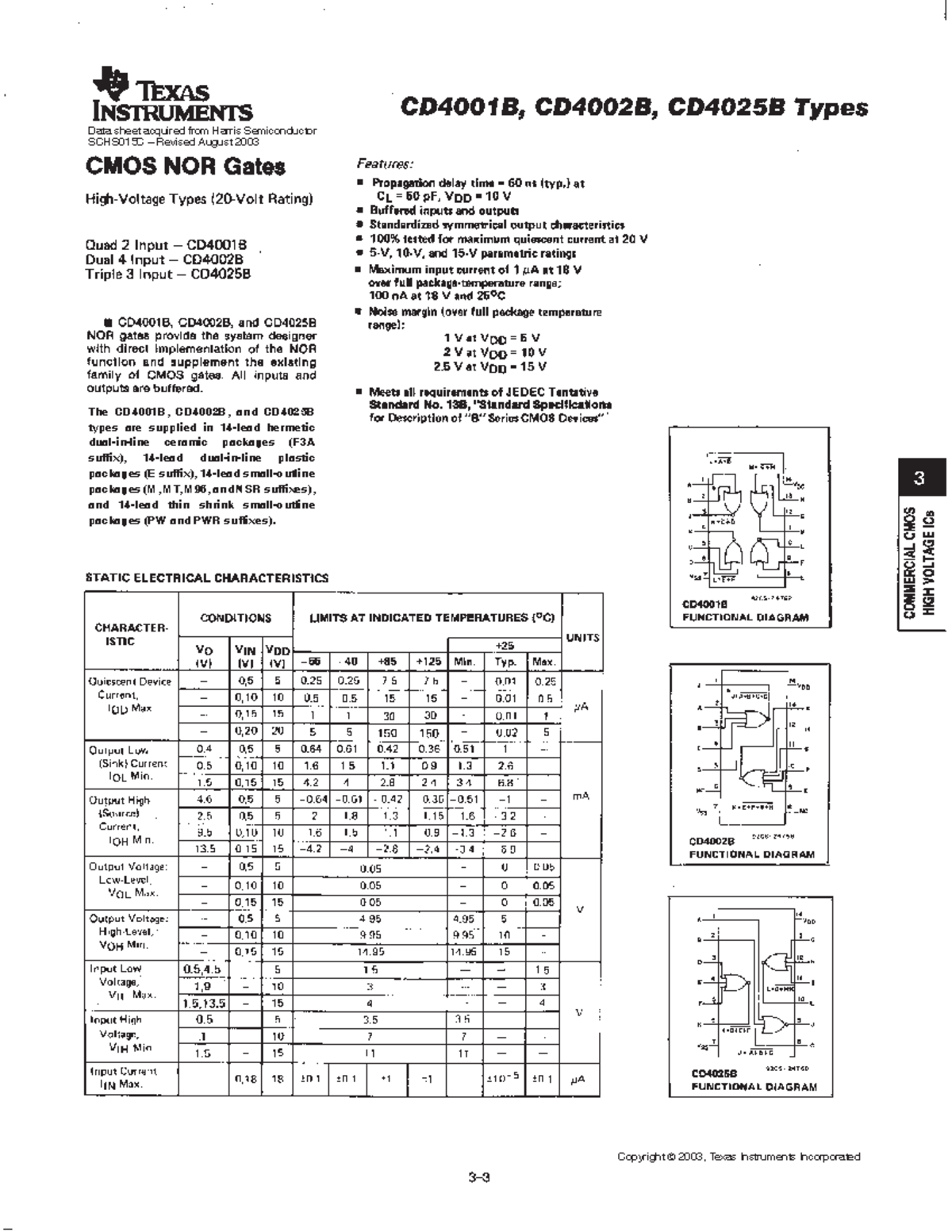 Integrad - Data sheet acquired from Harris Semiconductor SCHS015C ...