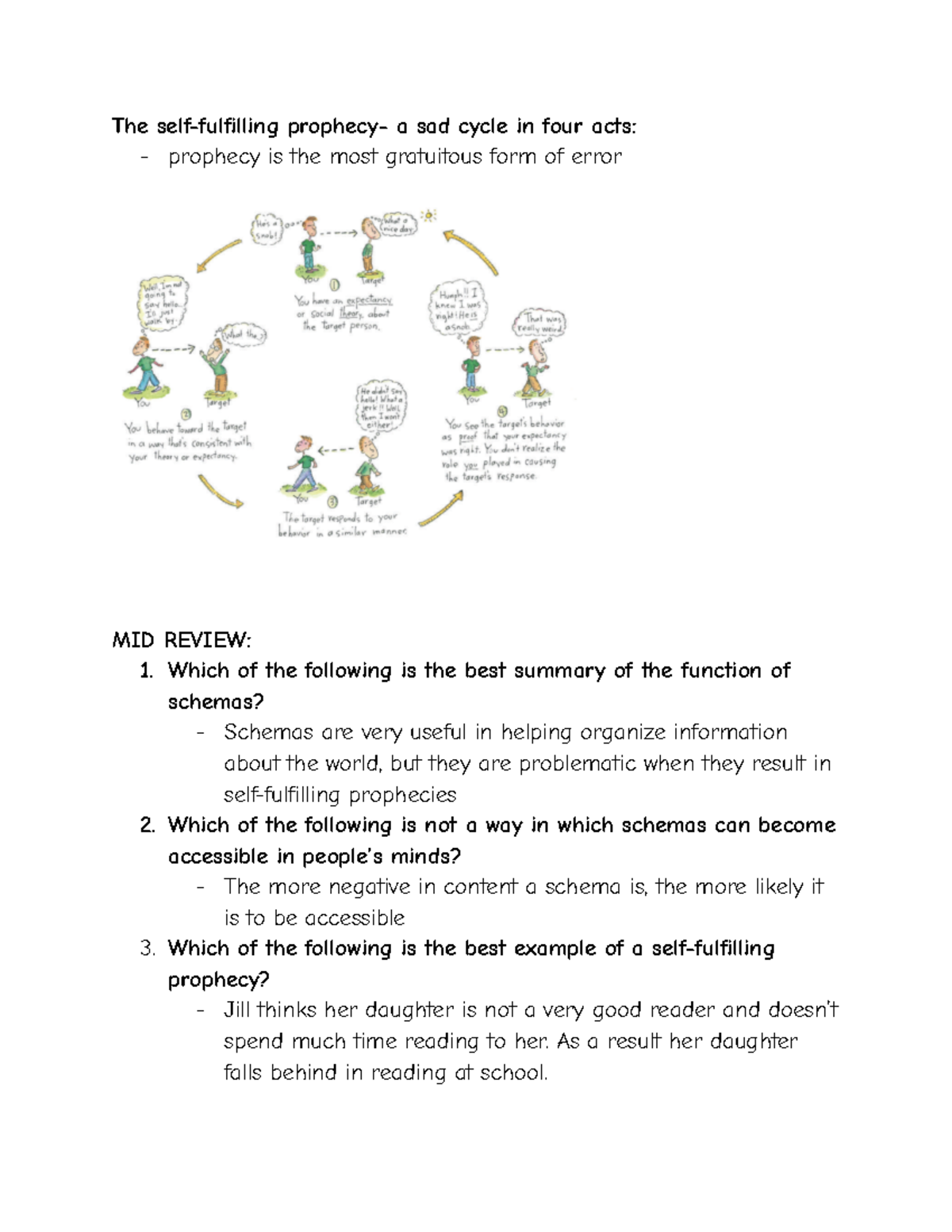 CLPS 0700- lecture notes - The self-fulfilling prophecy- a sad cycle in ...