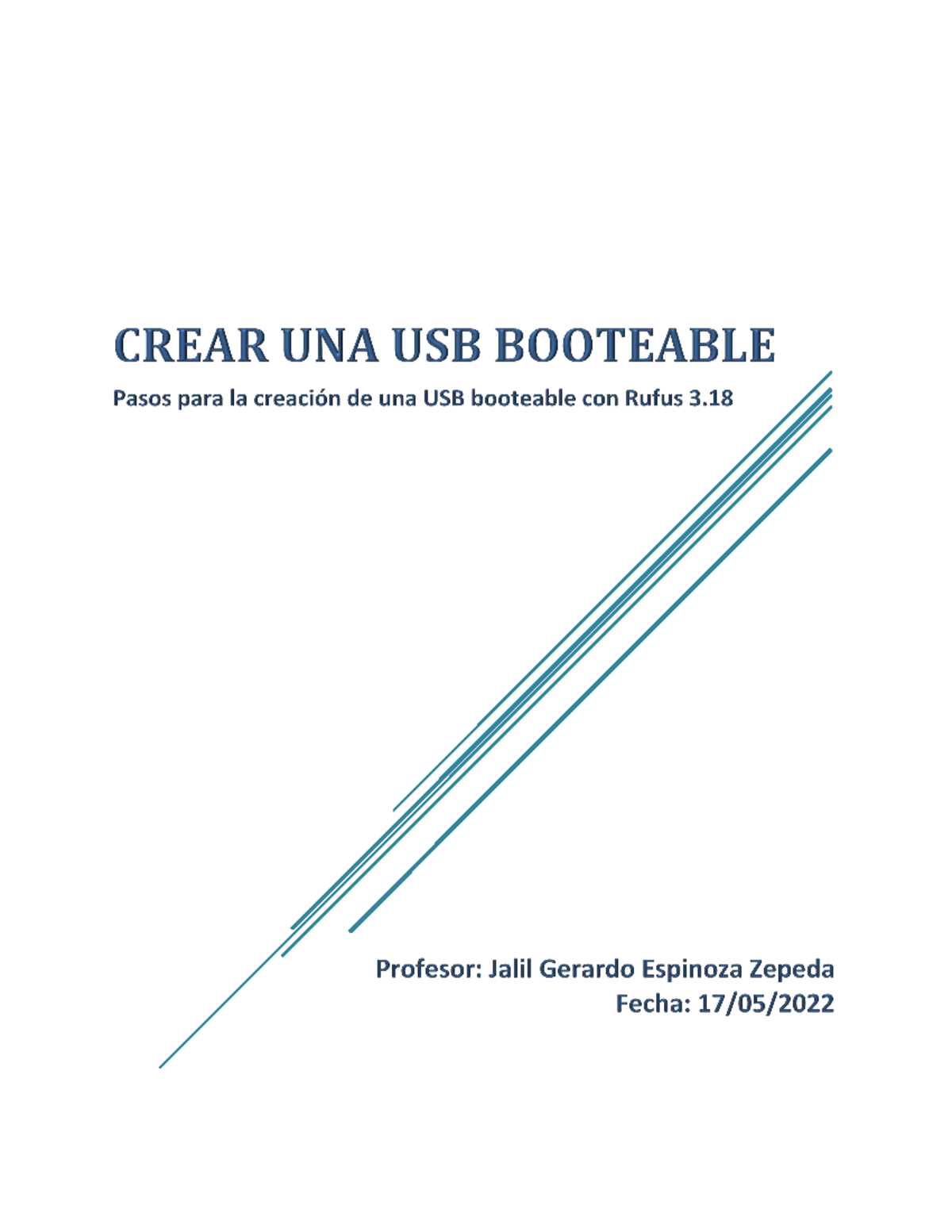 Crear USB Booteable 052022 - Contenido IntroducciÛn y descarga de Rufus ...