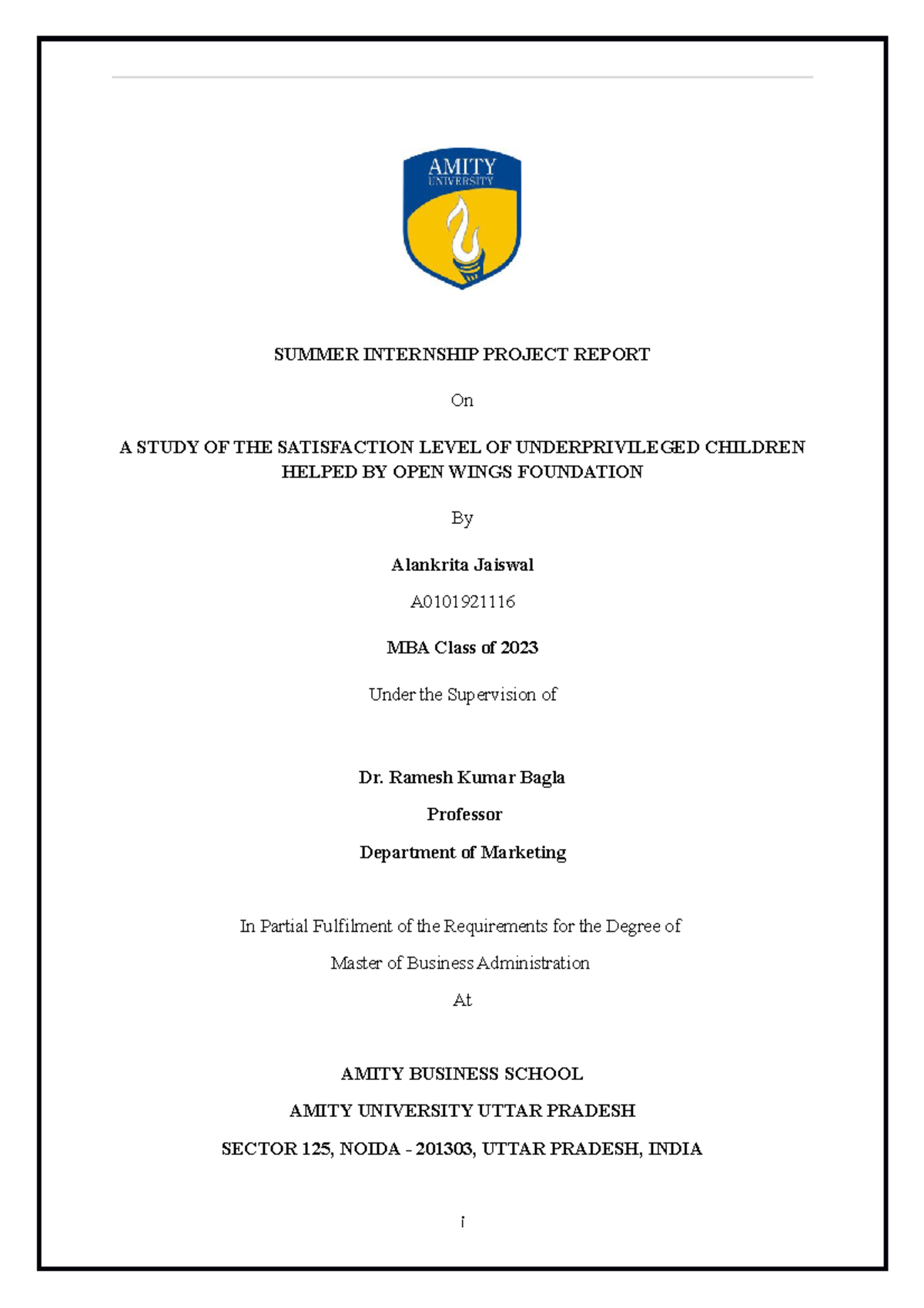 Final NTCC Report - About lg - SUMMER INTERNSHIP PROJECT REPORT On A ...