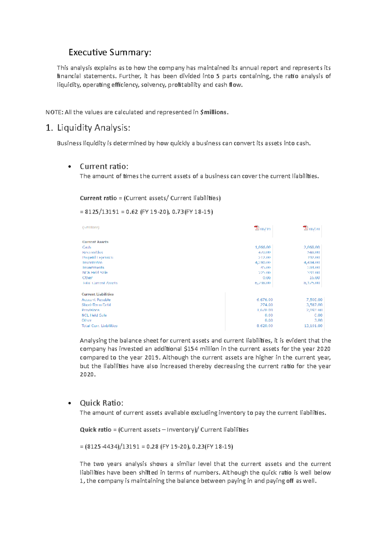 Executive Summary - practice - Executive Summary: This analysis ...