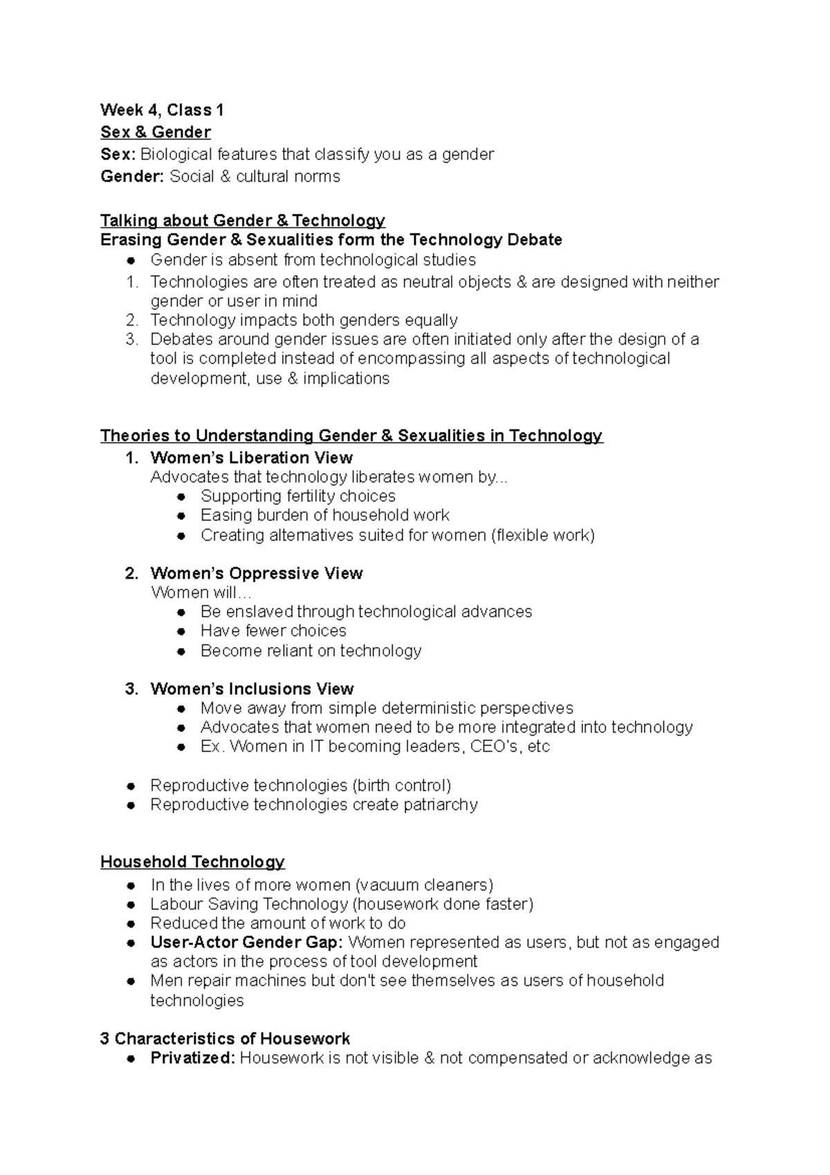 NATS Lecture 6 - Technology, Science and Society Notes - Week 4, Class ...
