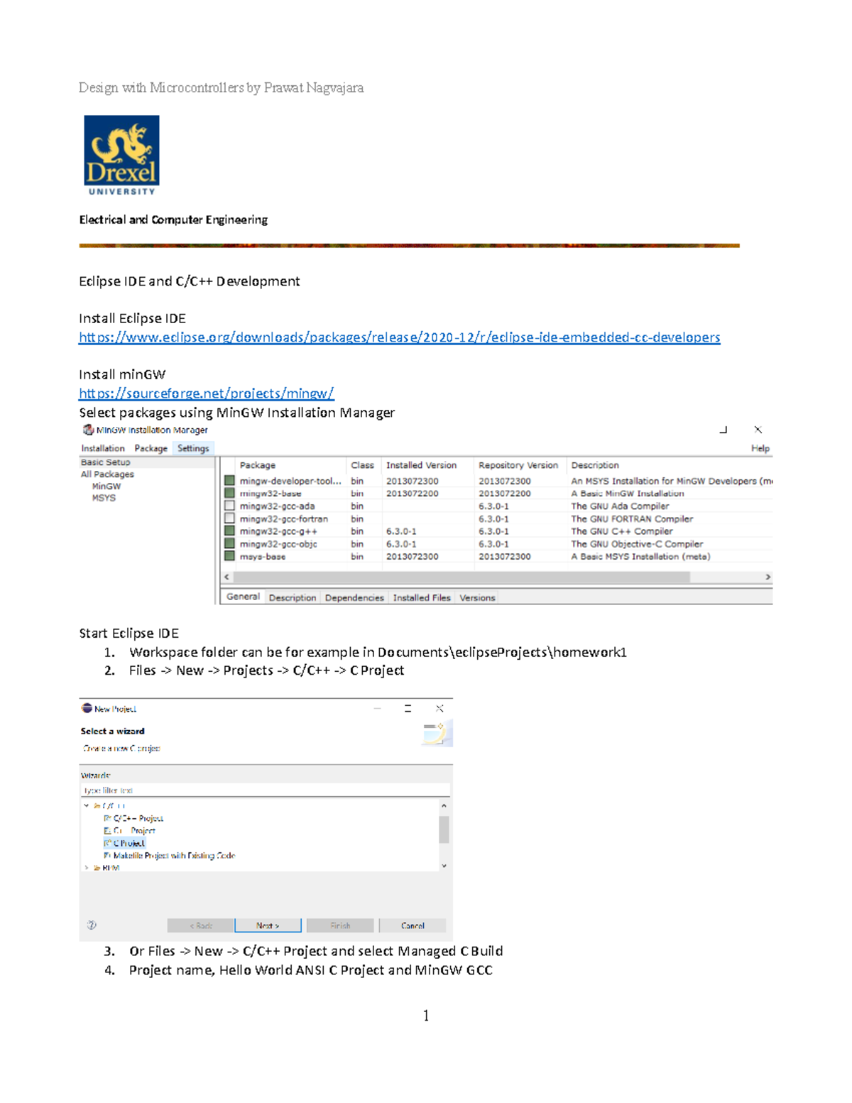 ECE-204 - Design with Microcontrollers CourseWork Notes and Material ...
