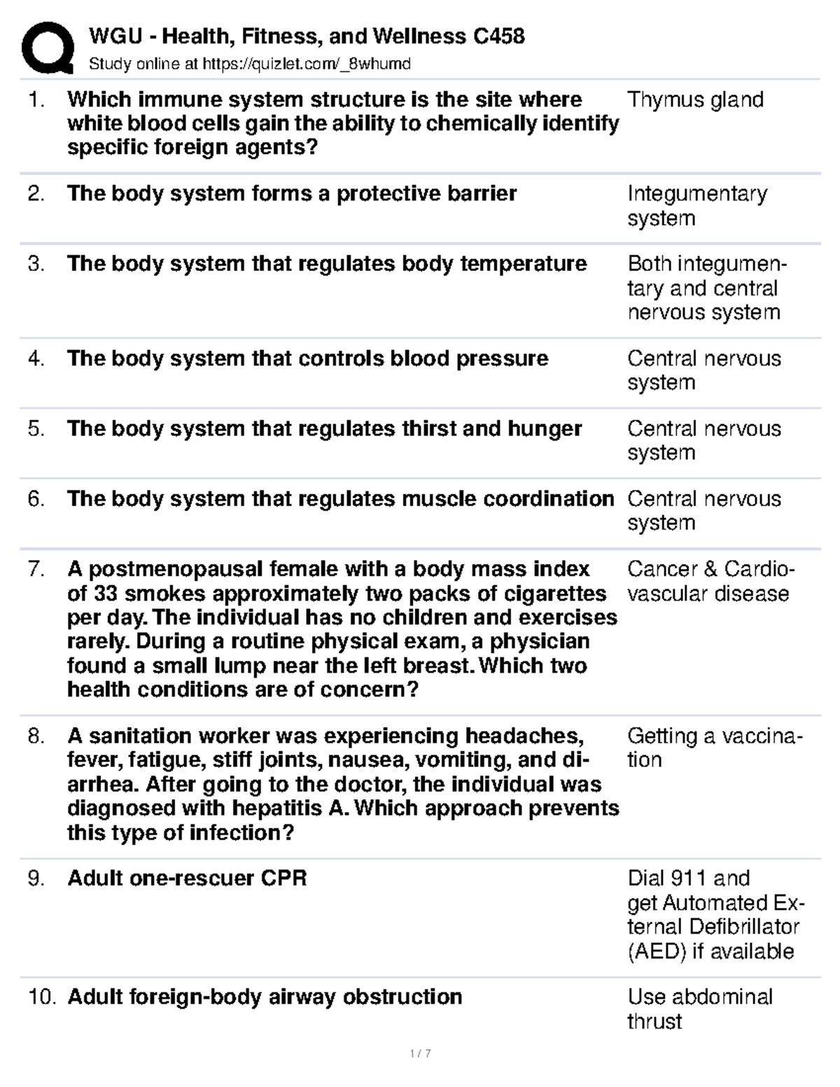 Unknown copy - Course Material practice - Study online at quizlet ...