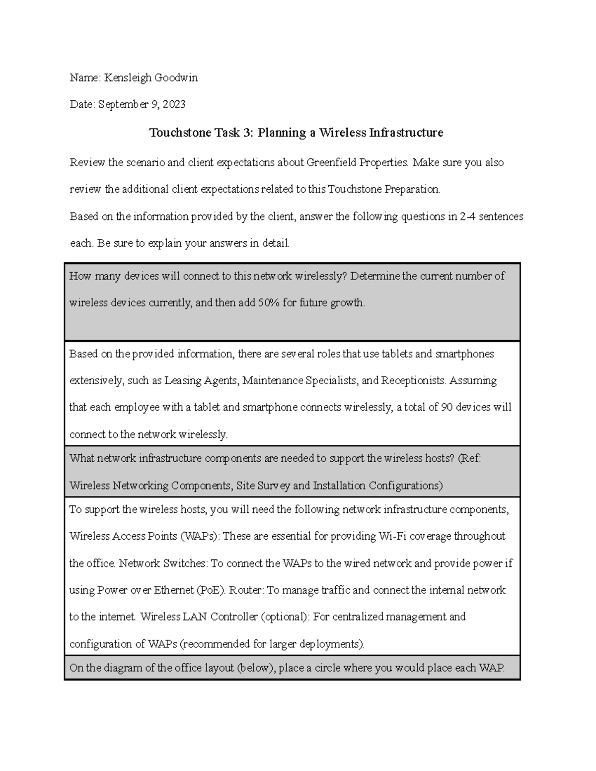 Touchstone Task 3 - I will not write a description dipshit - Name ...