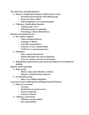 Chapter 1 Notes exceptionality and special education - Getting oriented ...
