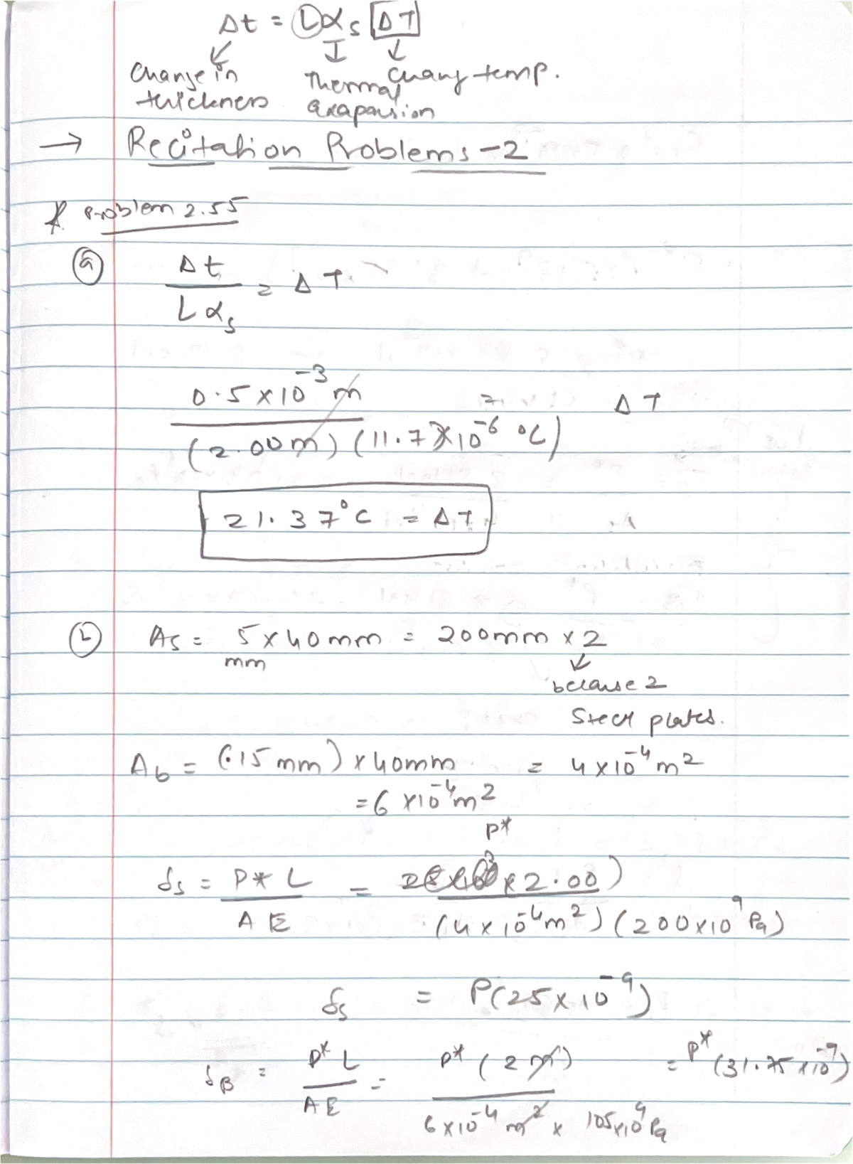 Recitation 2 - Practice Problems - MEM 230 - Studocu