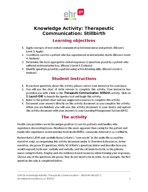Swift River Simulation Complications of Pregnancy - Module Report ...