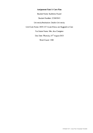 Progress notes guide - CVS: Vital signs- Pt obs recorded and documented ...