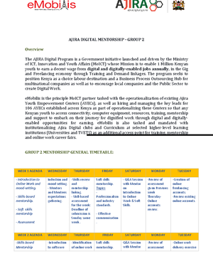 CIT 001 Exams - introduction to computers - EXAMS CIT 001 INTRODUCTION TO COMPUTERS 13 th May ...