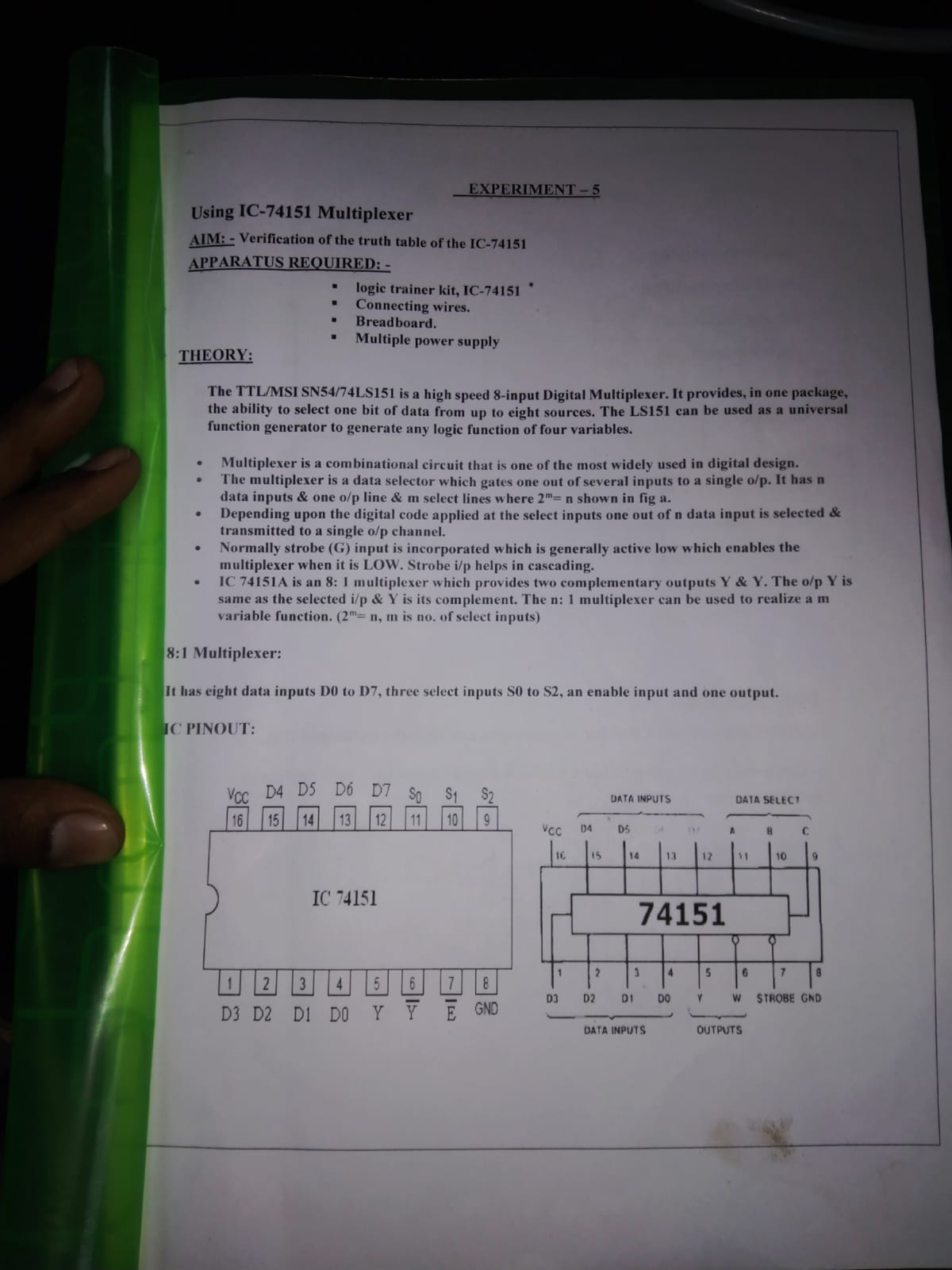 Experiment 5 ids - Professional Elective - 5 - Studocu