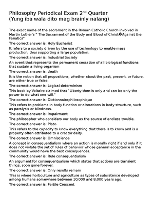 [ Amaleaks. Blogspot.COM] Philosophy Week 1-10 - GRADE 11 PHILOSOPHY ...