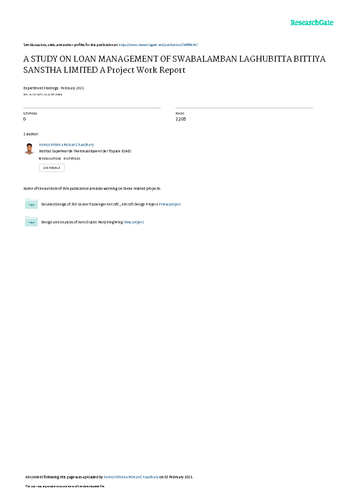 BBs 4th year final project - See discussions, stats, and author profiles for this publication at ...