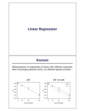 Multiple linear regression - Multiple Linear Regression Multiple linear regression H2O2 - Studocu
