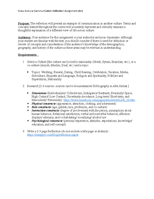 COMM 101 Speech Outline - Informative Speech Outline Holly Rothrock ...