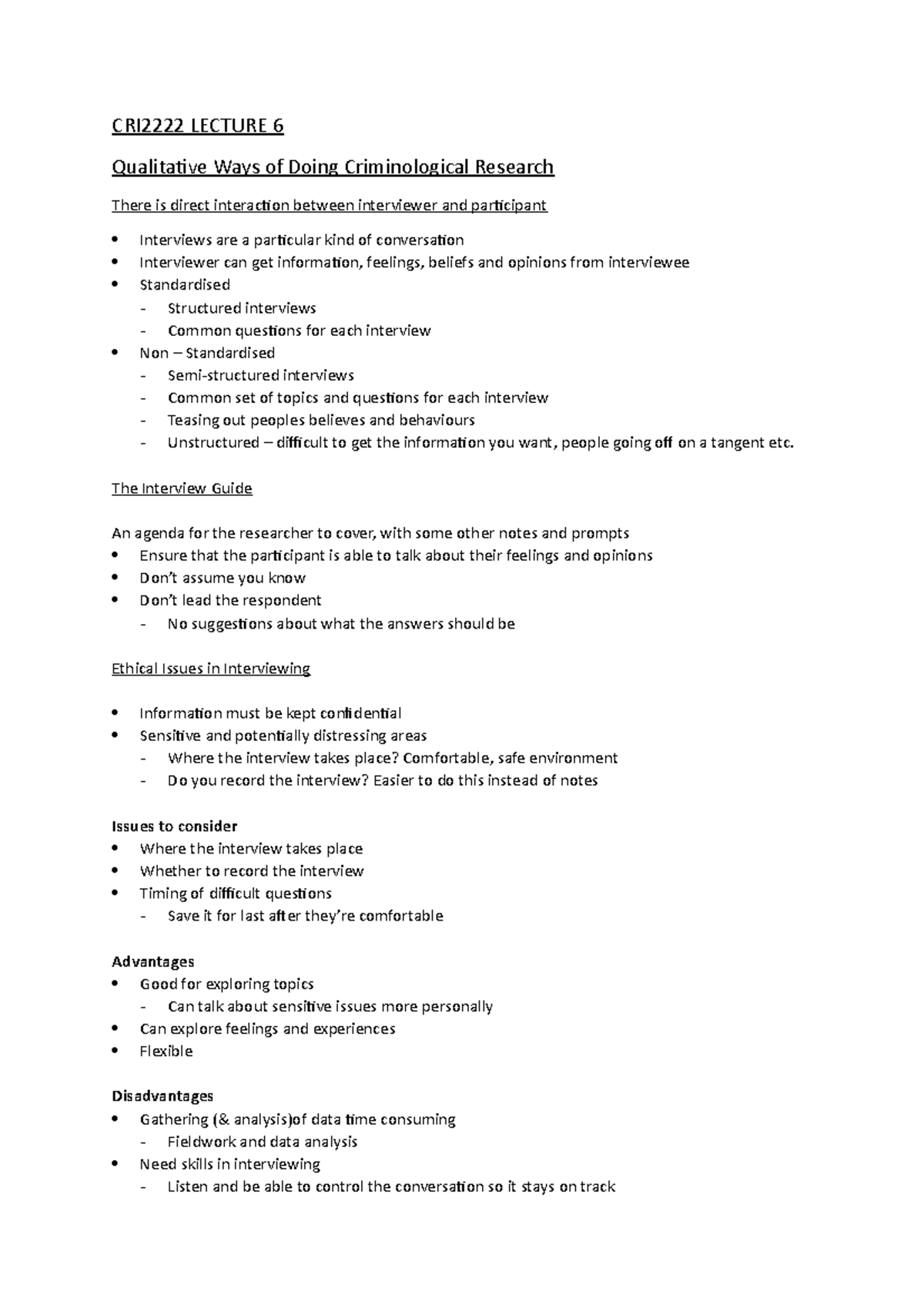 CRI2222 Lecture 6 - Eleanor Peters - CRI2222 - EdgeHill - Studocu