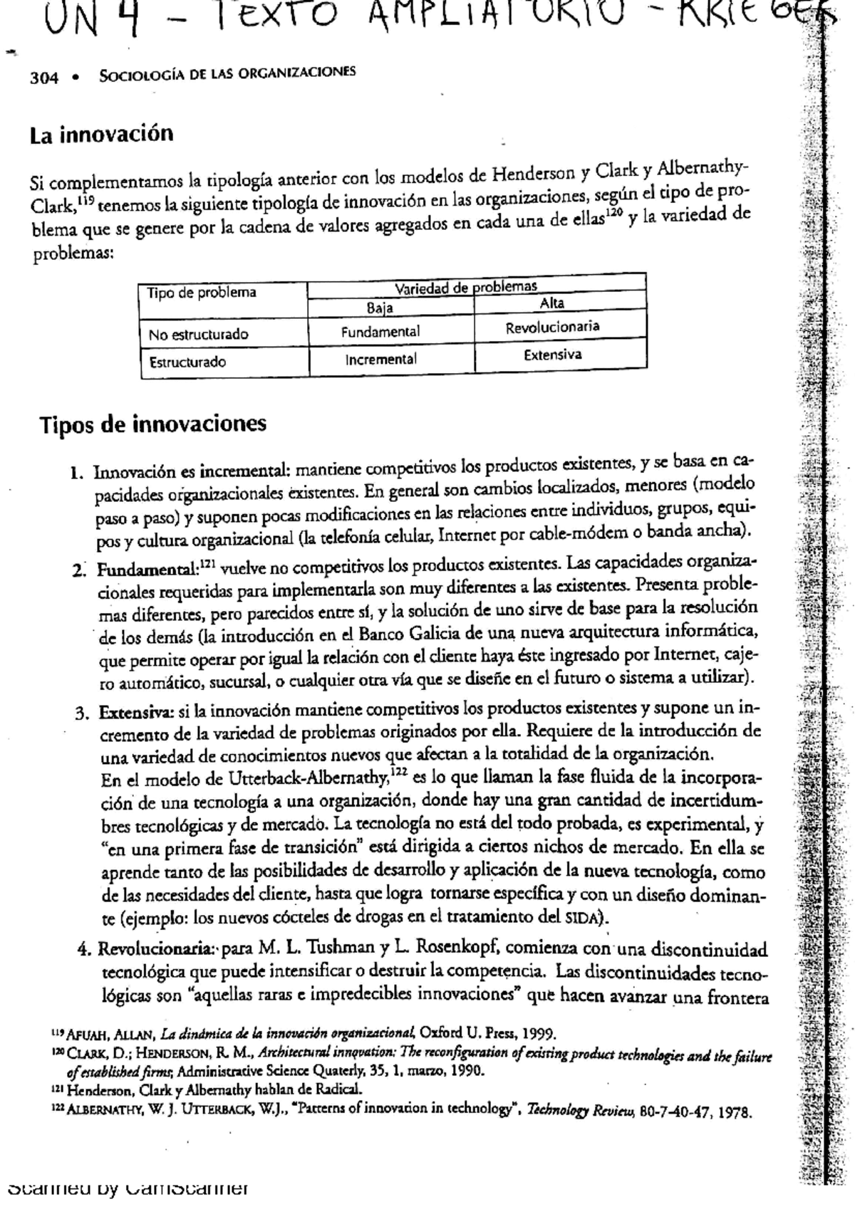 4.2 Krieger El conocimiento como Tecnologia. Tipos de conocimiento ...