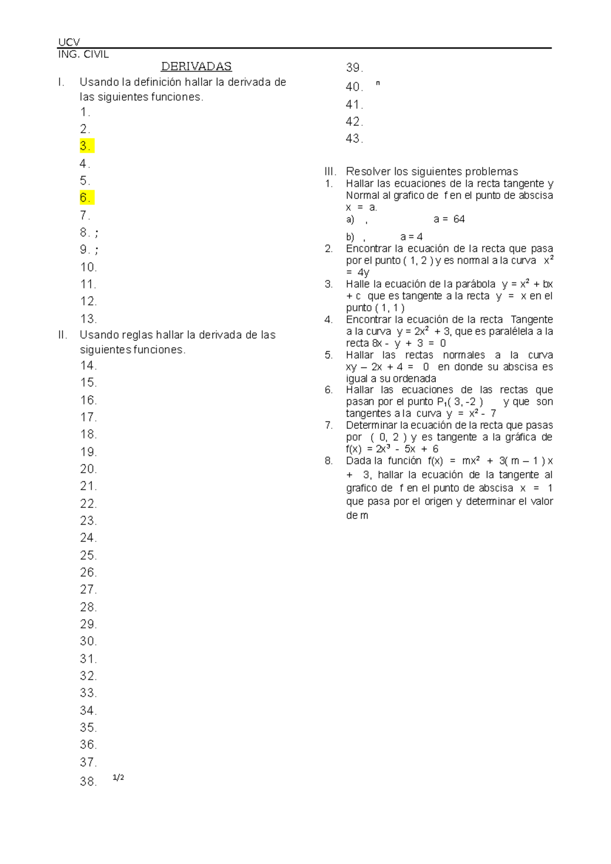 UCV Actividad-1-deri-bas -mate 2 ( 2023-1) - UCV ING. CIVIL DERIVADAS I ...