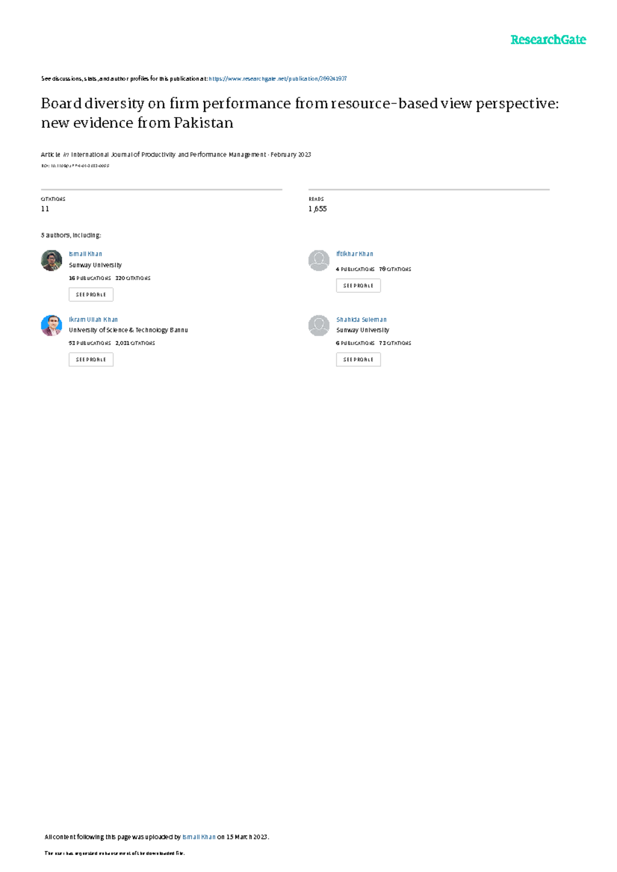 Broad Researched Sample - See discussions, stats, and author profiles ...