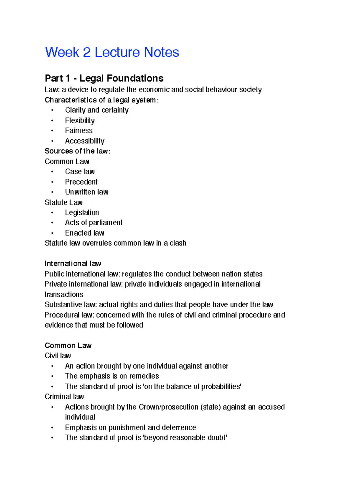 15559-sample - good law notes jdsnflrsnfjlsflfnfnlsfnj - Week 2 Lecture ...
