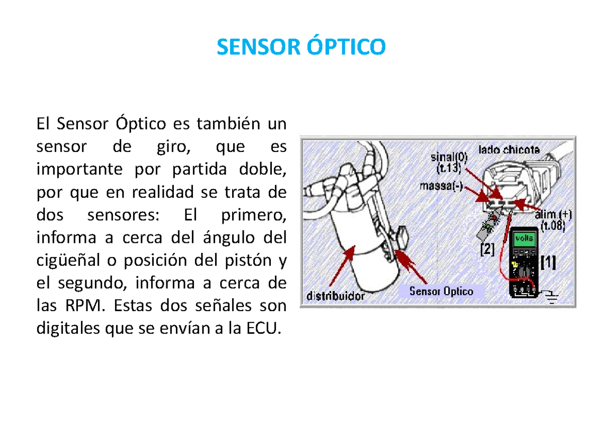 Sensor optico - uj89ijkmiu - SENSOR ÓPTICO El Sensor Óptico es también ...