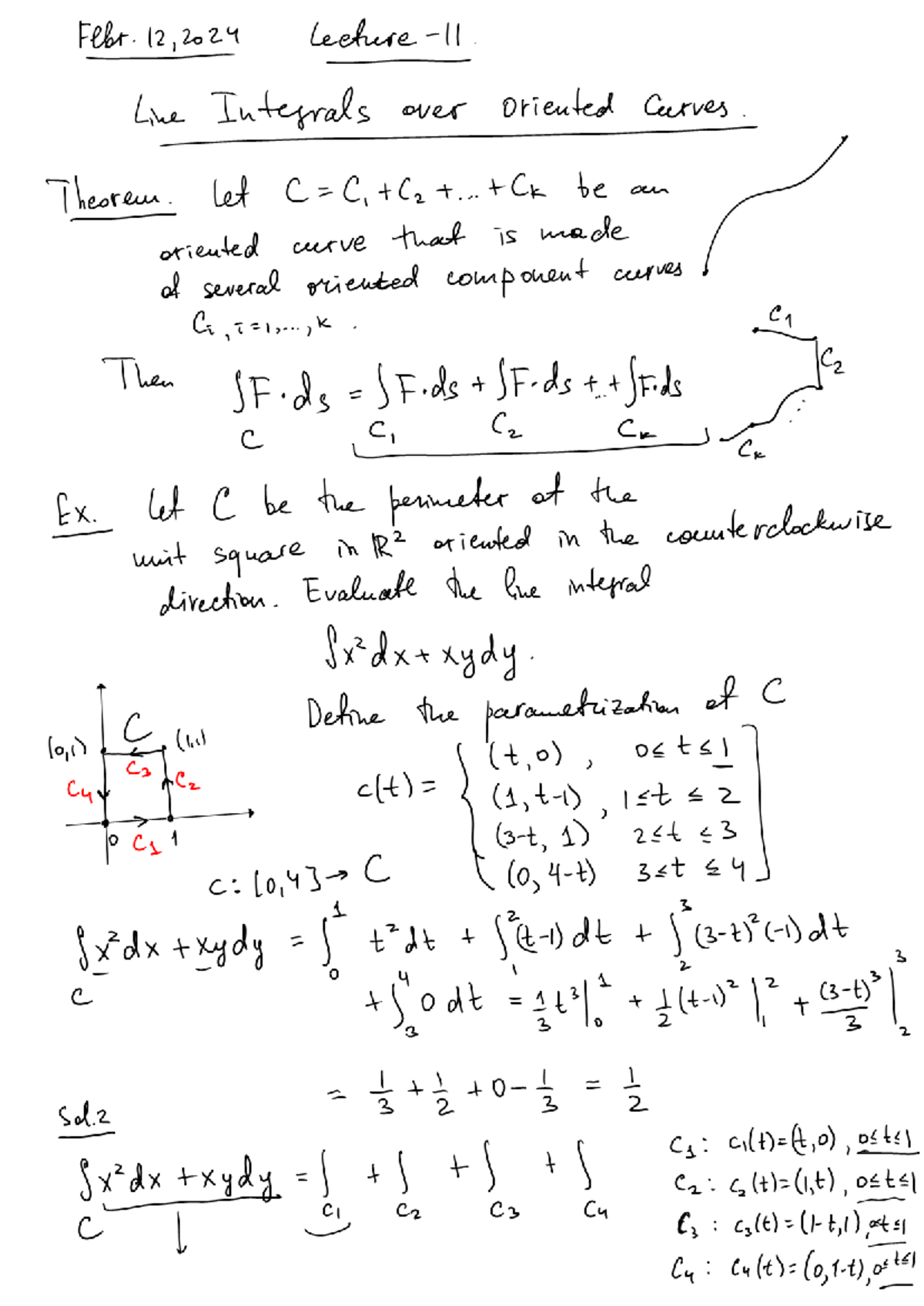 Lecture 1-Week 6 - Summary Calculus I for Mathematical Sciences - Febt ...