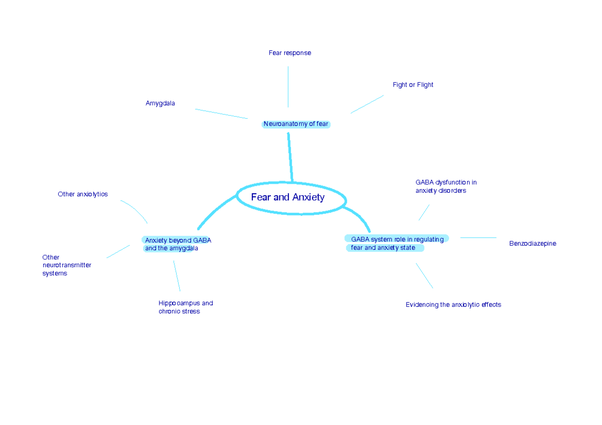 Fear And Anxiety - Lecture notes Week 6 - Fear and Anxiety Neuroanatomy ...