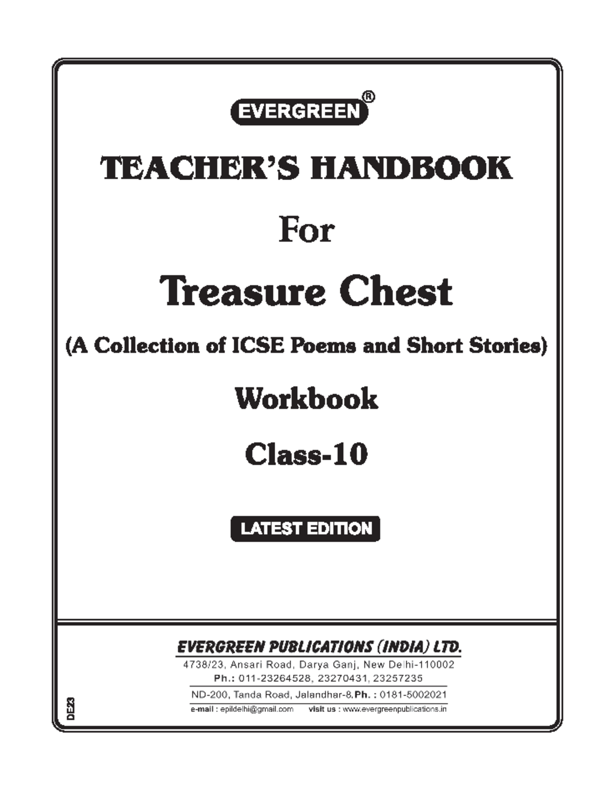 Treasure- Chest-A- Collection-OF-ICSE- Poems-AND- Short- Stories-10-10 ...