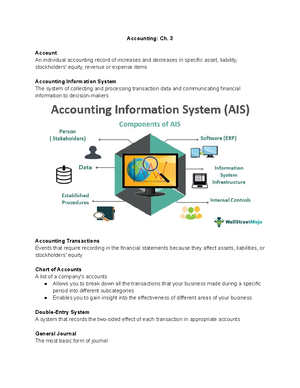 Accounting Test 1 - Exam 1 Review and Notes - Accounting: Test 1 ...