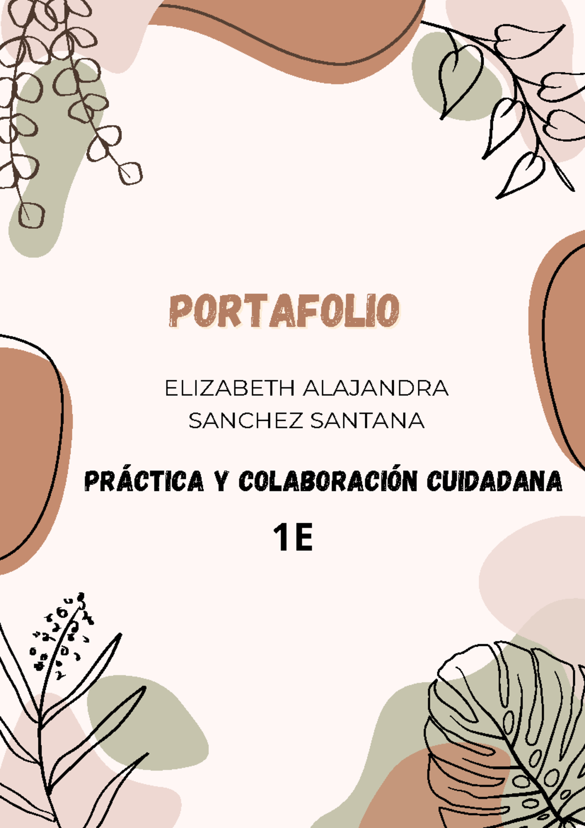 Portada de práctica y colaboración ciudadana Elizabeth - Educación ...