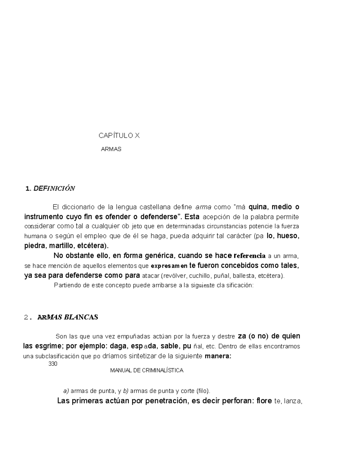 Guzman 10 Armas - CAPÍTULO X ARMAS DEFINICIÓN El diccionario de la ...
