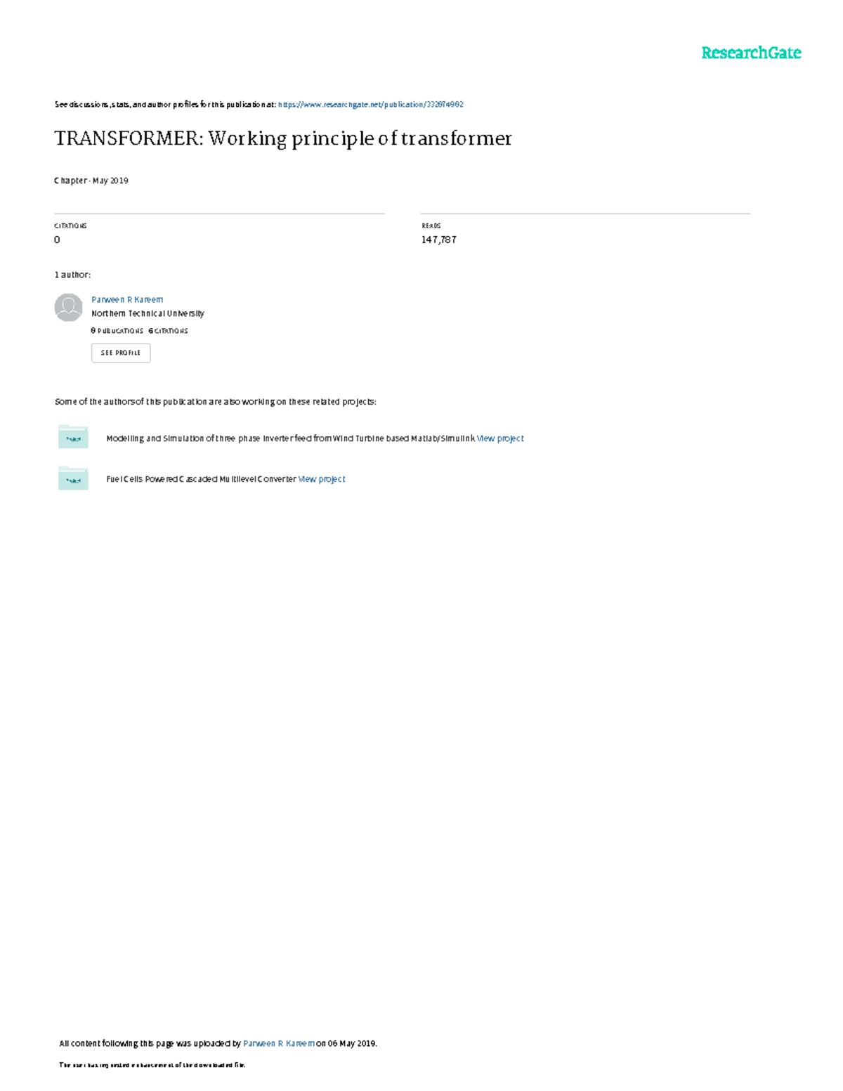 Transformer - See discussions, stats, and author profiles for this ...