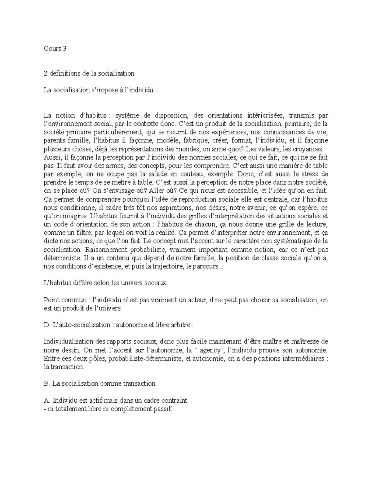 Sciencepolitique - notes de cours science politique - Cours 3 2 ...