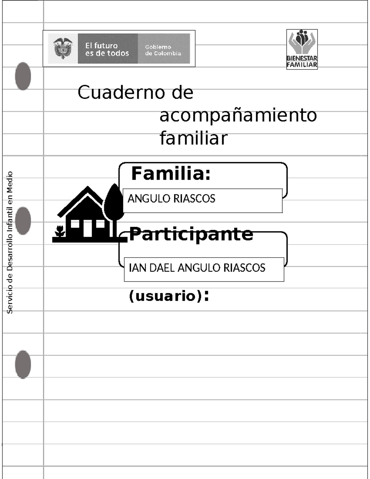 C. F IAN D Angulo - Cuaderno de acompañamiento familiar Familia ...