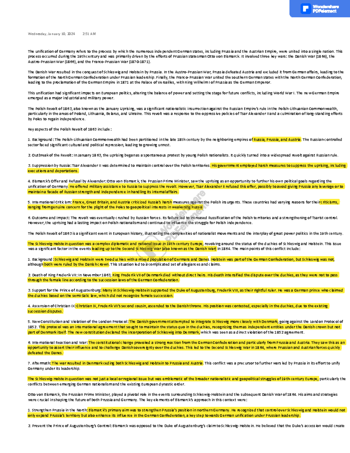 Sum-Copy.pdf 12 - njnj jjnjn - The unification of Germany refers to the ...