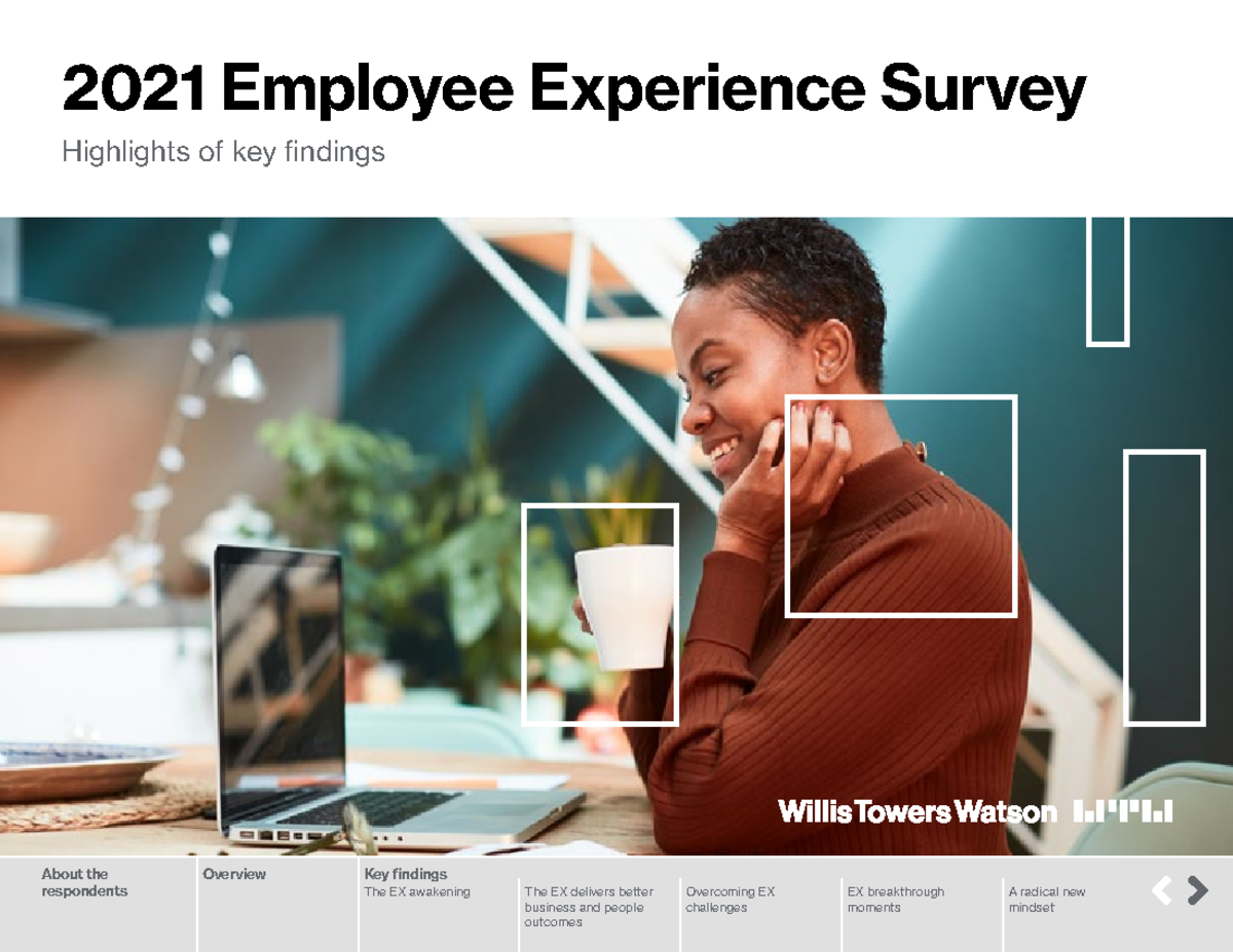 2021 employee experience survey - 2021 Employee Experience Survey ...