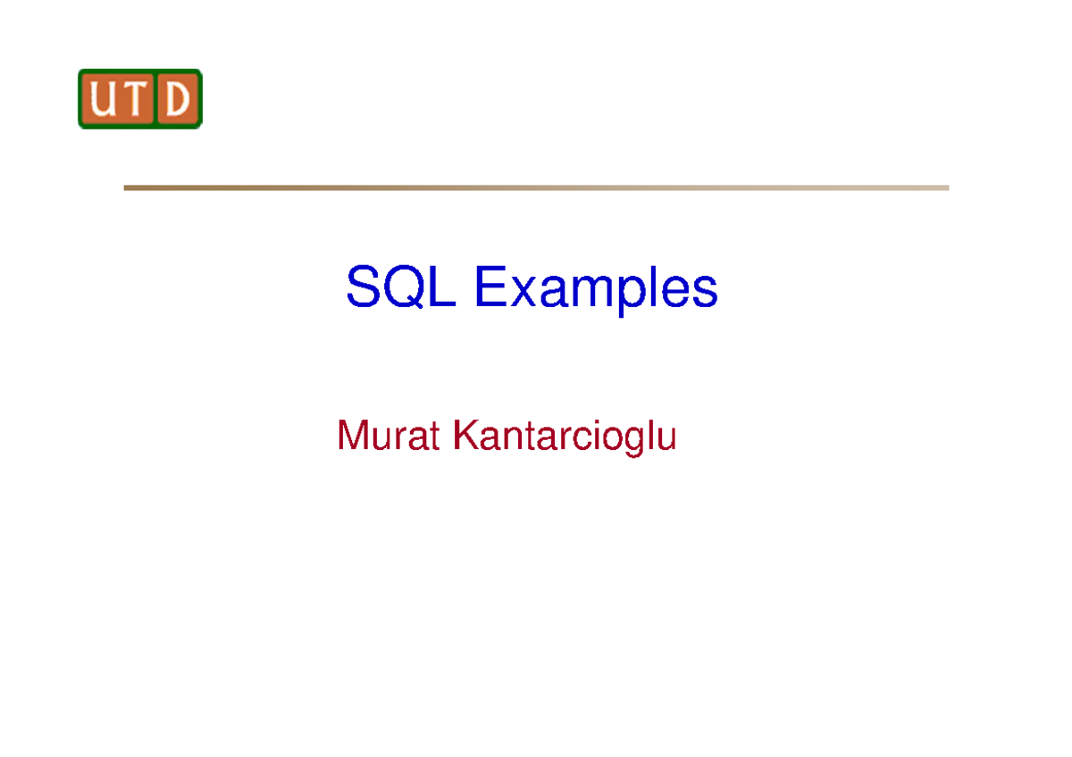 Sql-examples - Upload for download a file - Microsoft DA-100 - SQL ...
