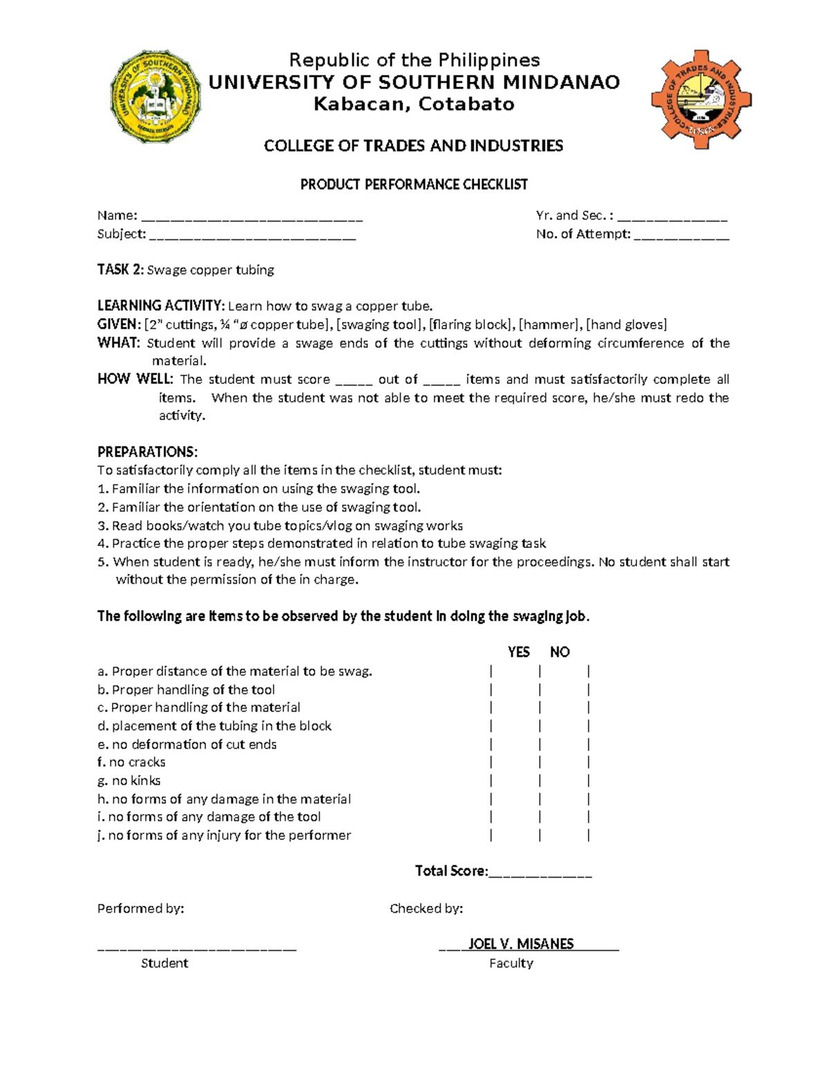 PPC-2-Swagging - none - Republic of the Philippines UNIVERSITY OF ...