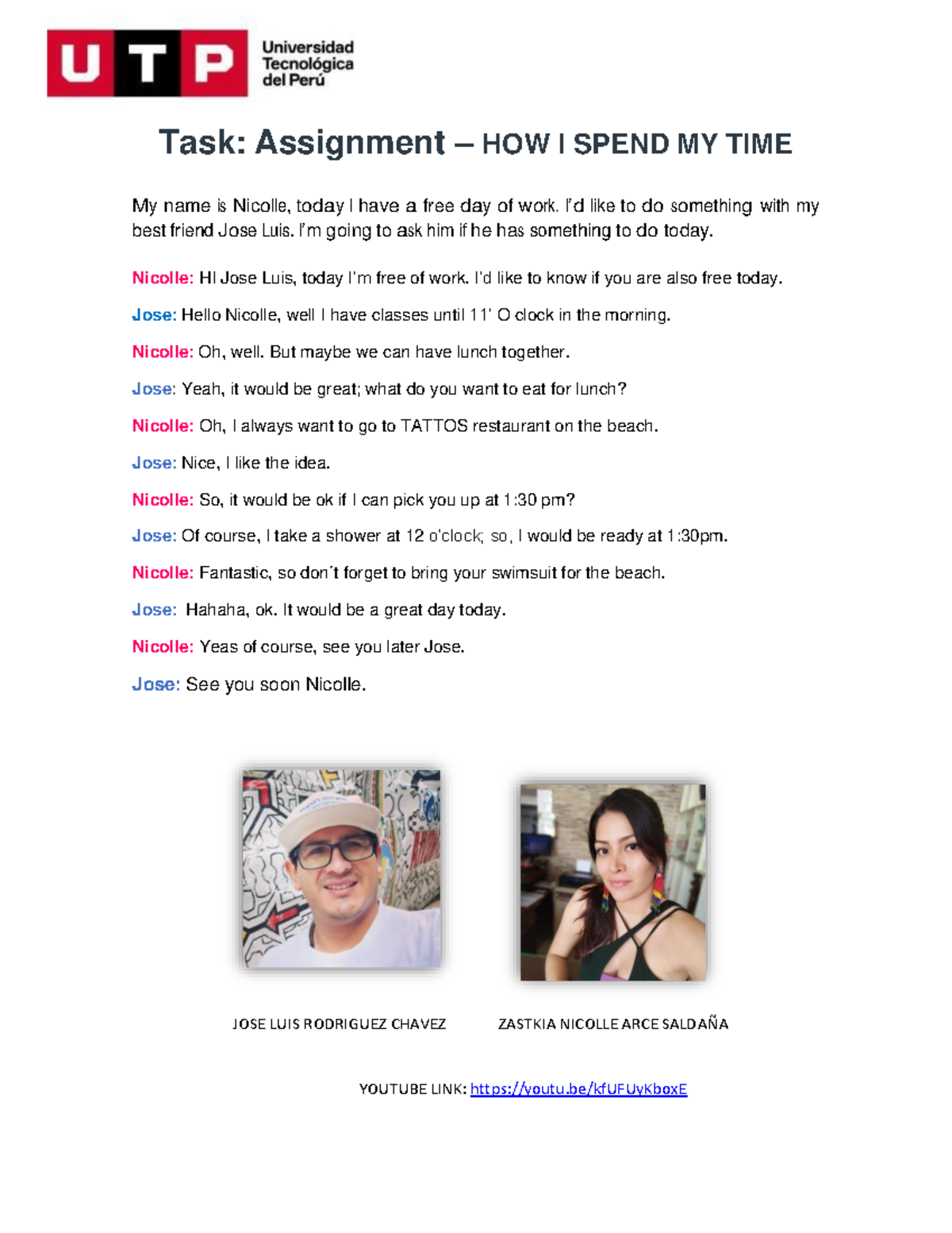 Task 13 - How I spend My time - Nicolle and José Luis - Task ...