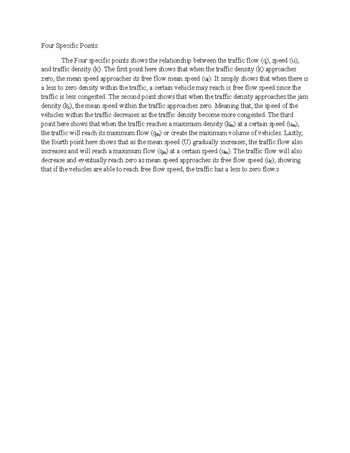 Four Specific Points - Lecture notes 1 - Four Specific Points: The Four ...