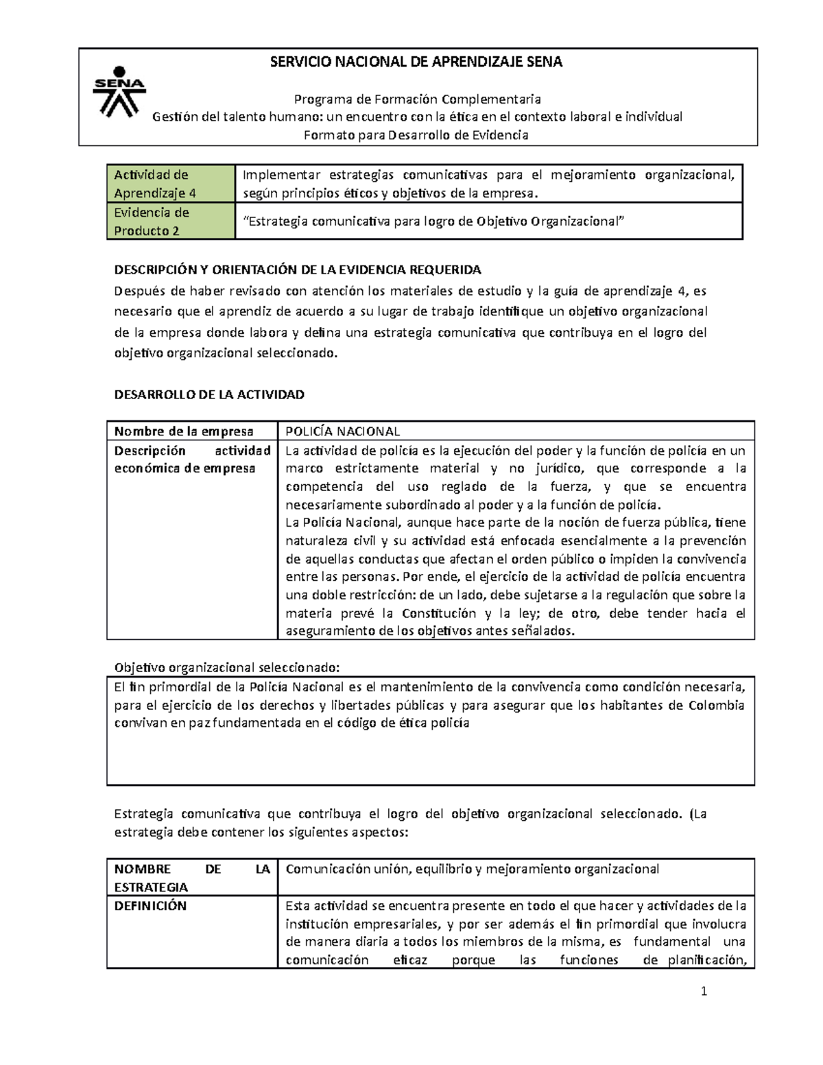 Formaton Evidencia Producton Guia 4 Jimmy - SERVICIO NACIONAL DE ...