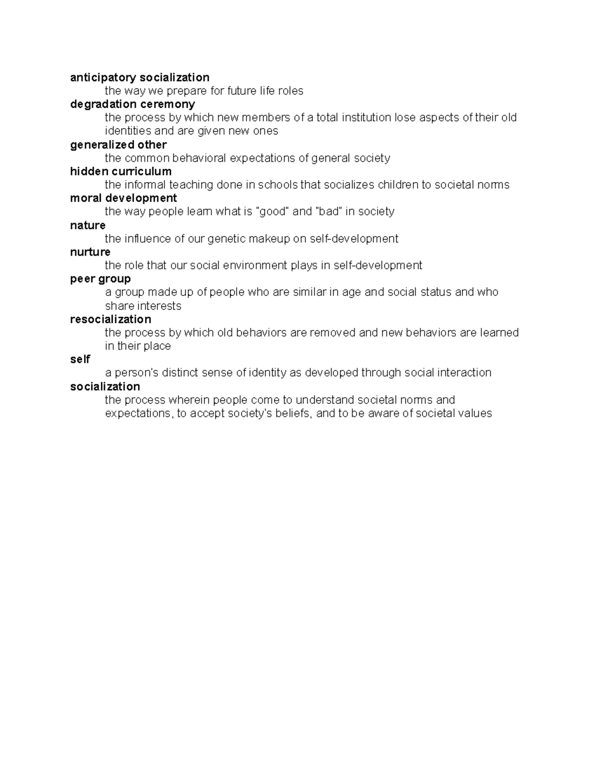 Chapter 5 Vocab Anticipatory Socialization The Way We Prepare For chapter-5-vocab-anticipatory-socialization-the-way-we-prepare-for