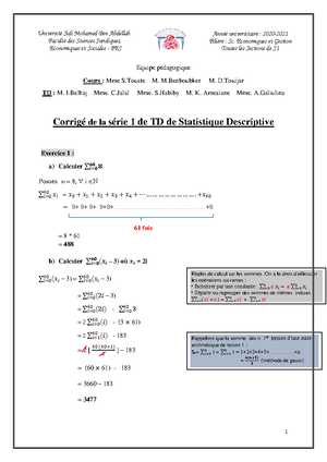 Chapitre 2 - résumés - Chapitre 2 : La classification des stocks ...