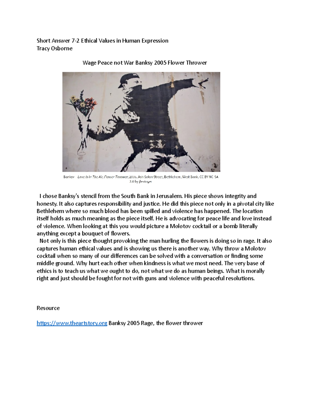 7-2 Short Answer HUM - Coursework - Short Answer 7-2 Ethical Values in ...