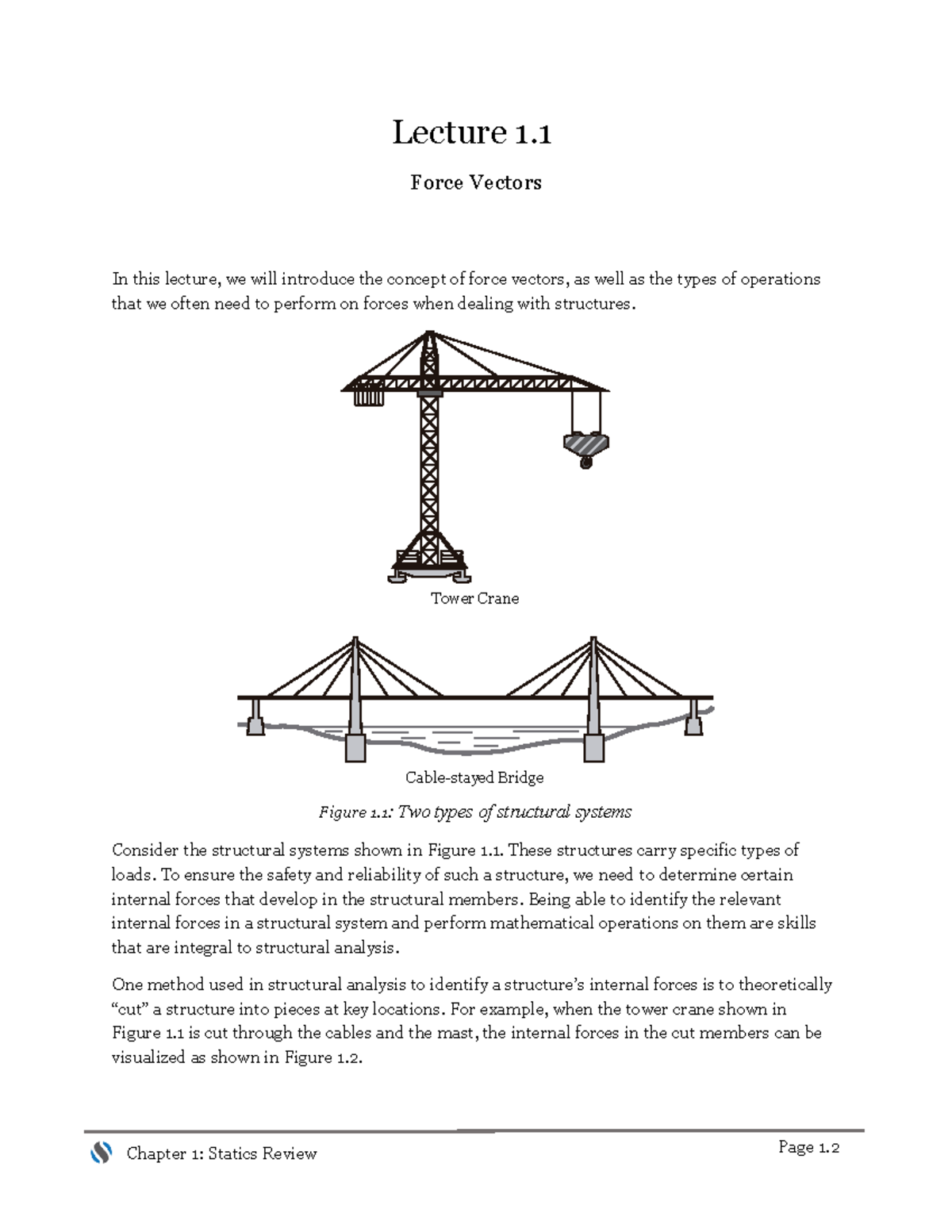 Chapter 1-1 - Management - Lecture 1. Force Vectors In this lecture, we ...